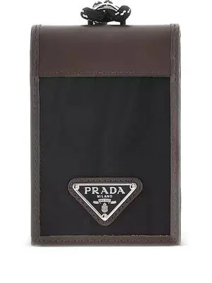 Prada Speedrock Logo-plaque Cardholder - Black