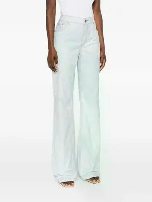 Etro Paisley Print Wide-leg Trousers