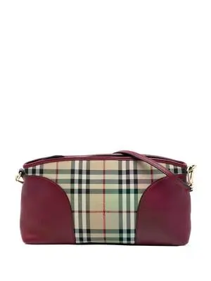Burberry Haymarket Check Coated Canvas Chichester Crossbody Bag
