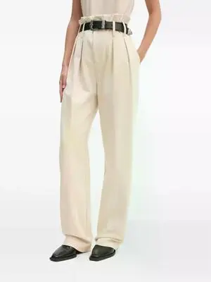 IRO PARIS Pleated Trousers - Neutrals