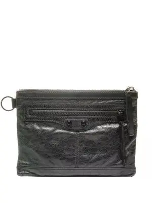 Balenciaga 2000-2020s Small Zip Clutch Bag
