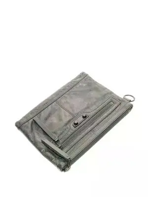Balenciaga 2000-2020s Small Zip Clutch Bag