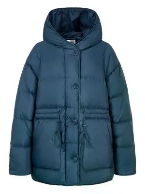 STUDIO TOMBOY Hooded Puffer Jacket - Blue