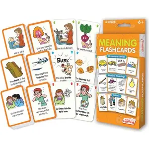 JUNIOR LEARNING Meaning Flashcards - Multicolored