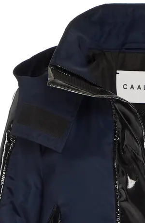 Caalo Water-resistant Cropped Raincoat
