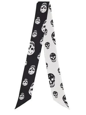 Alexander McQueen Skull" Scarf - Black