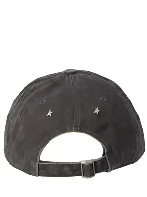 GOLDEN GOOSE Cotton Baseball Cap - Black