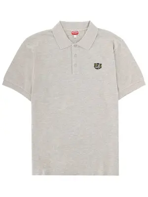 Kenzo Polo With Logo - Grey