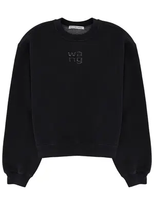 Alexander Wang Sweatshirt With Logo - Black