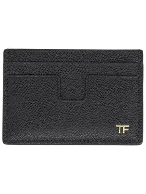 TOM FORD Card Holder With Logo - Black