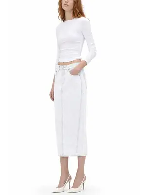 HAIKURE Long Denim Skirt