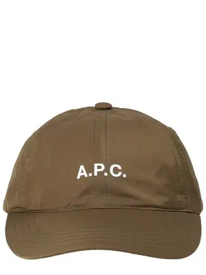 A.p.c. Baseball Cap With Logo - Brown