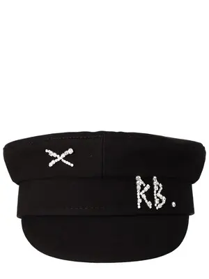 Ruslan Baginskiy Baker Boy Cap - Black