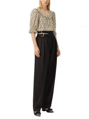 Chloé Wool Tailored Trousers