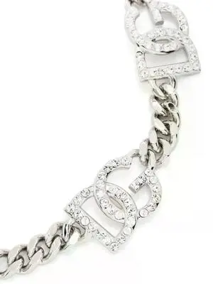 Dolce & Gabbana Crystal-embellished Chain Bracelet