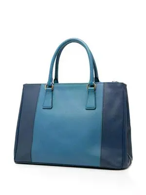 Prada Saffiano Lux Galleria Double Zip Satchel