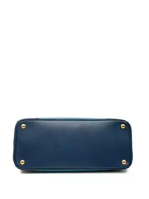 Prada Saffiano Lux Galleria Double Zip Satchel