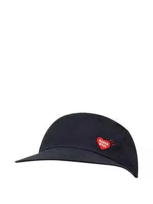 HUMAN MADE Heart-appliqué Cap - Black