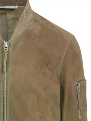TOM FORD Zip-up Suede Jacket