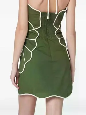 Farm Rio Cutout Halterneck Dress