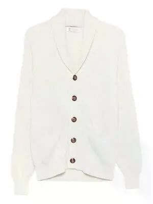 Brunello Cucinelli Ribbed Cotton Cardigan