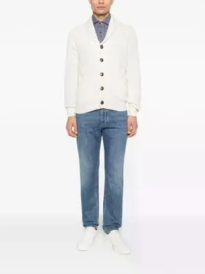 Brunello Cucinelli Ribbed Cotton Cardigan