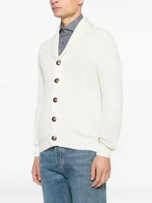 Brunello Cucinelli Ribbed Cotton Cardigan