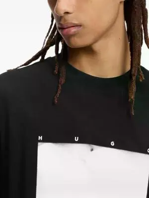 Hugo Graphic Print T-shirt - Black