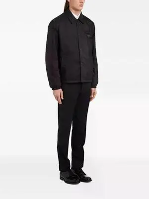 Prada Shirt-collar Buttoned Jacket
