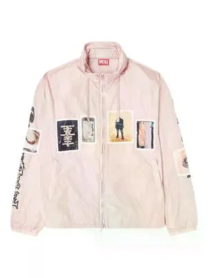 DIESEL Graphic-patch Bomber Jacket