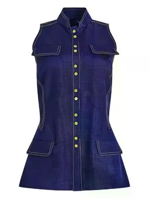 Rosie Assoulin Buttoned Sleeveless Vest