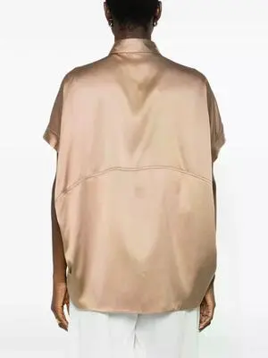 Brunello Cucinelli Buttoned Silk Top