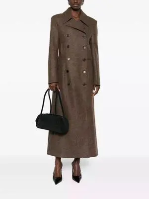 THE NINA STUDIO Double-breasted Check Coat