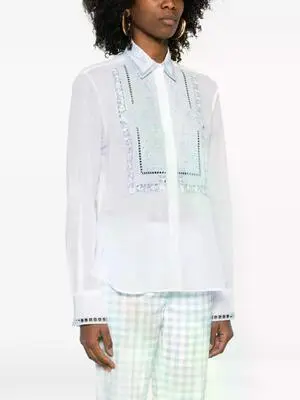 Ermanno Scervino Embroidered Shirt - White