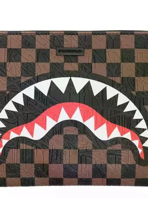 SPRAYGROUND Chessboard Shark Clutch