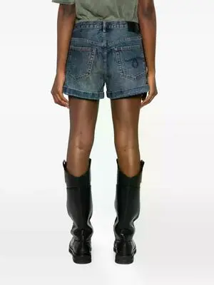 R13 Denim Shorts - Blue