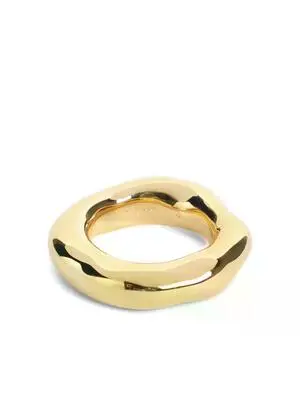 JIL SANDER Irregular-edges Ring - Gold