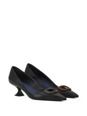 LANVIN Buckle Detail Pointed Pumps