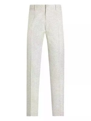 Dolce & Gabbana Jacquard Pattern Trousers