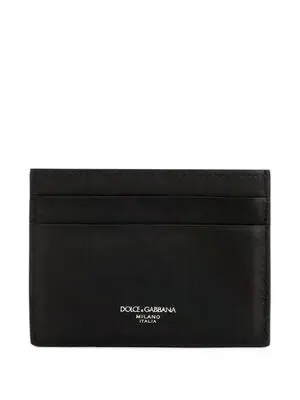 Dolce & Gabbana Woven Cardholder - Black