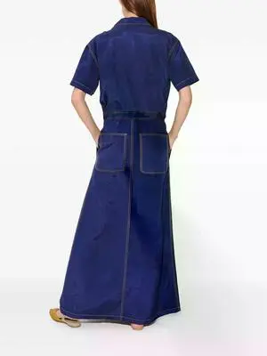 Rosie Assoulin Janitoress Ridged Split Dress