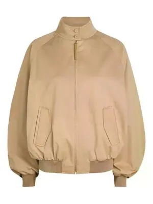 Gabriela Hearst Wynne Zip-up Bomber Jacket - Neutrals