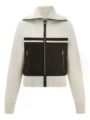 SALVATORE FERRAGAMO Zip-Fastening High-Collar Jacket