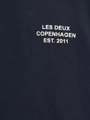 LES DEUX Logo Hooded Sweatshirt
