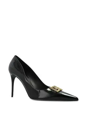 Dolce & Gabbana Pointed-toe Pumps With Metal Detail