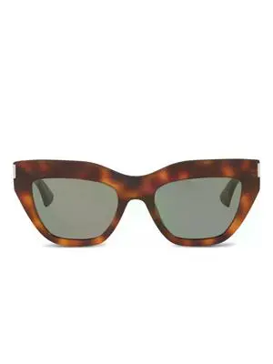Saint Laurent Tortoiseshell Cat-eye Sunglasses - Green
