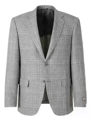 Canali Notched-lapel Checked Blazer