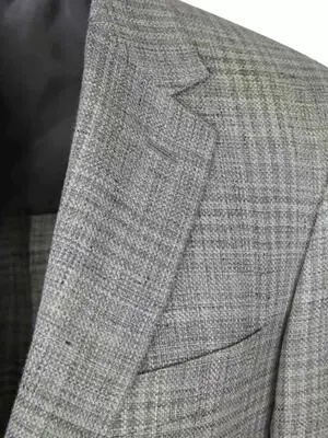 Canali Notched-lapel Checked Blazer