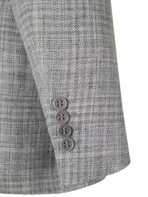 Canali Notched-lapel Checked Blazer