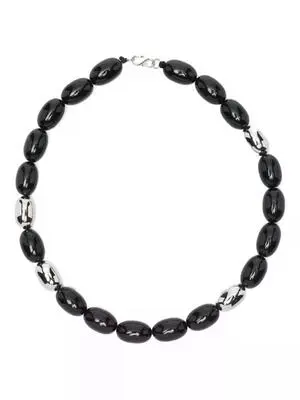 HEAVEN MAYHEM Clementine Beaded Necklace - Silver